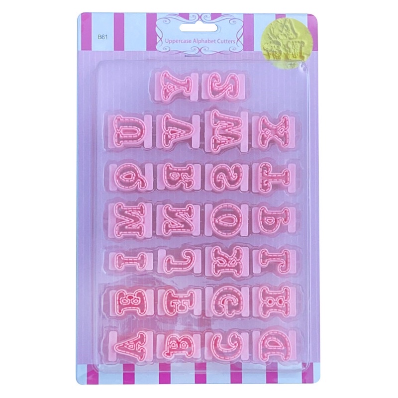 Alphabet Press Alphabet Cutter Alphabet Plunger Fondant Cutter | Shopee ...