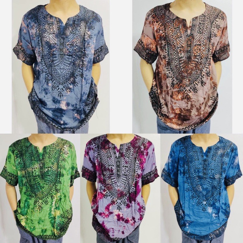 Tamasya Ace XL Dashiki Shirt/Batik/Indian/Bohemian/Boho/Reggae/Rasta ...