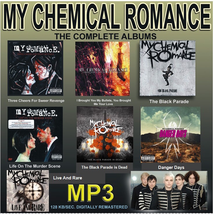 MY CHEMICAL ROMANCE MP3 music CD all original tracks for PCCDROM/DVD ...