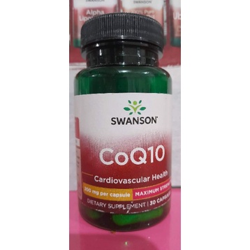 CoQ10 Coenzyme Q10. 200mg 30 capsules EXPIRY: Sept. 2025 Swanson | Shopee Philippines
