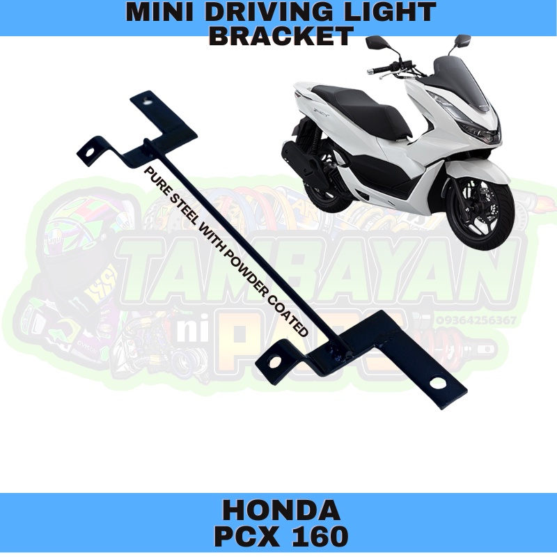 MOTORCYCLE BRACKET HONDA PCX 160 LED Light Bracket For Mini Driving ...