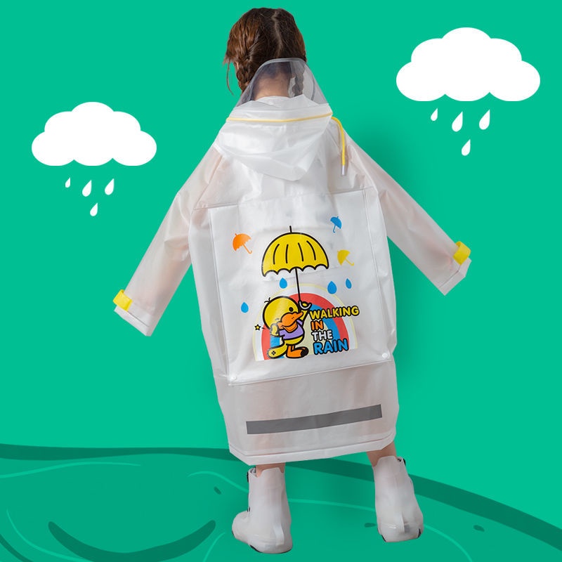 Children Children Raincoat Boys Girls Waterproof Whole Body Elementary School Students Dedicated ...