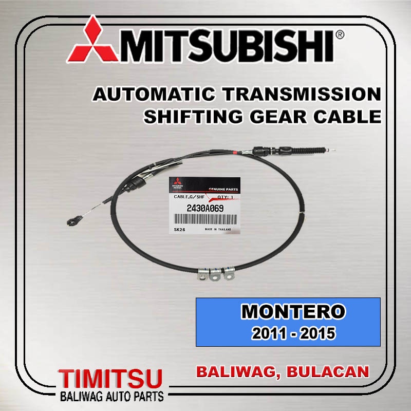 AUTOMATIC TRANSMISSION SHIFTING GEAR CABLE MONTERO 2011 - 2015 GENUINE ...