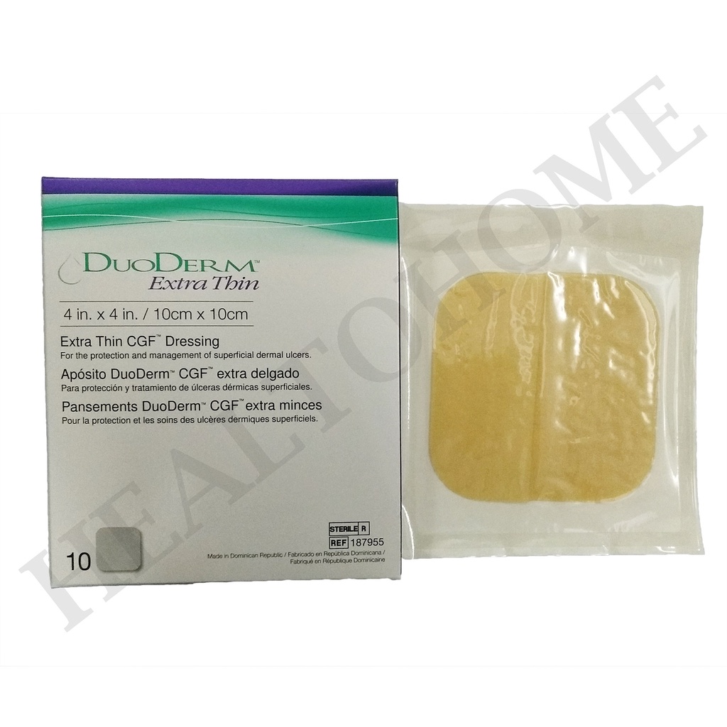 Duoderm Extra thin Wound Patch 10x10 Cm (4x4 Inch) (1 Patch) | Shopee ...