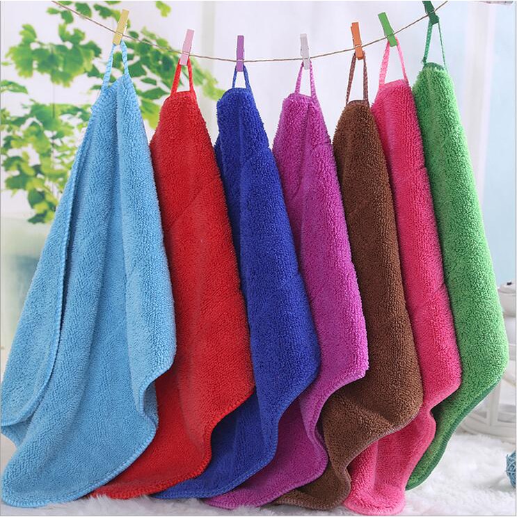 Set of 3 Kitchen Ref Towel Plain Square Microfiber (30*30cm) | Shopee ...