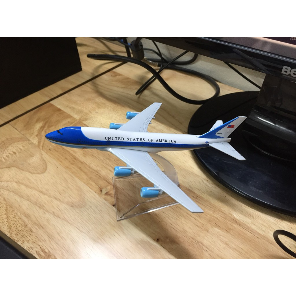 Air Force One_B747 model airplane (Obama, 16cm)(Airplane model ...