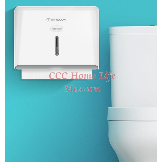 Toilet Paper Holder Wall Mounted Tissue Box Non-perforated Tissue ...