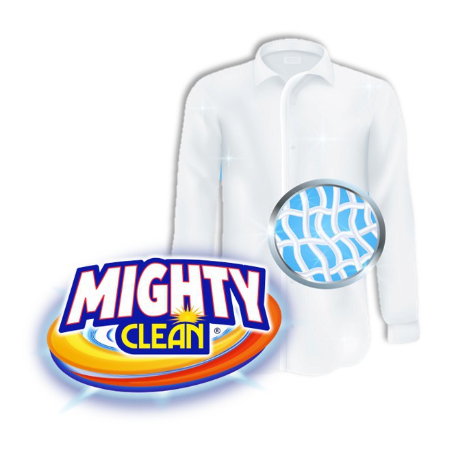 Mighty Clean Detergent Powder Original with Optical Brightener Powder ...