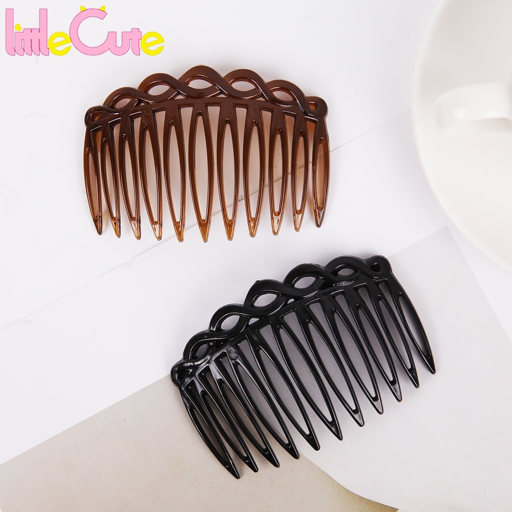 7.5cm Classical Women French Hair Comb Straight Teeth Hair Clip Comb ...