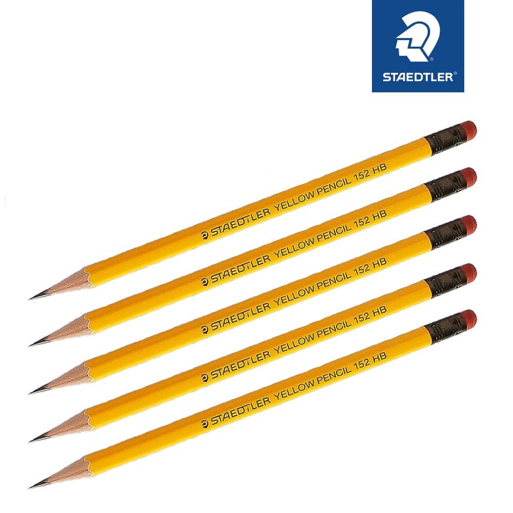 Staedtler Yellow Pencil 152 (HB) | Shopee Philippines