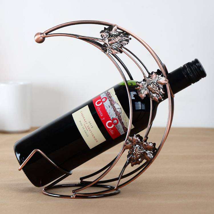 European Style Moon Wine Rack Creative Metal Wine Rack | Shopee Philippines