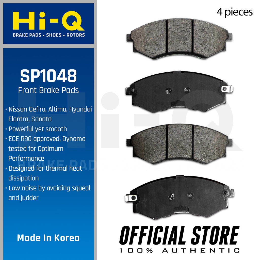 Hi-Q Front Brake Pads for Nissan Cefiro 90-96, Altima 93-97 / Hyundai ...
