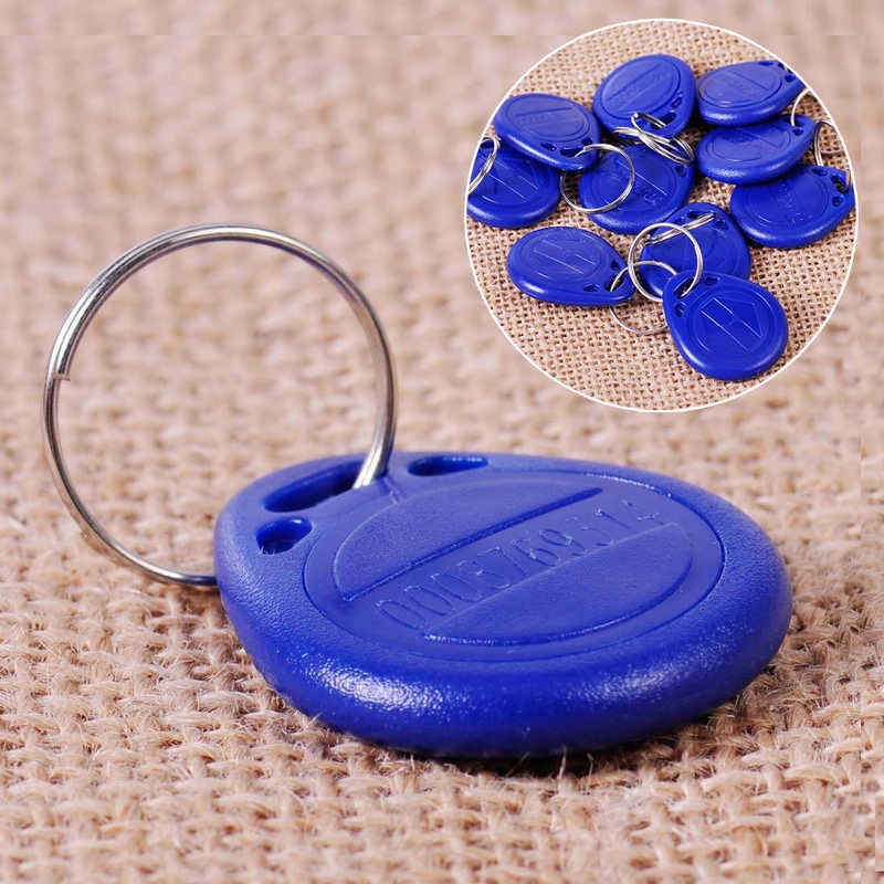 10pcs TK4100 125Khz RFID Proximity ID Card Keyfob Token Key NFC Tag ...