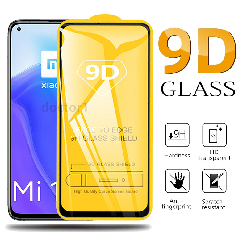 9D Full Cover Tempered Glass For Xiaomi Mi 13T 13 12 12T 11T 11 Lite 9 8 SE Lite 10T 9T Pro CC9 ...