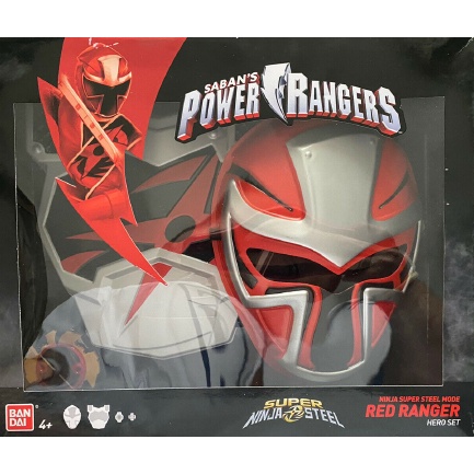 Power Rangers Super Ninja Steel Ninja Super Steel Mode Red Ranger Hero ...