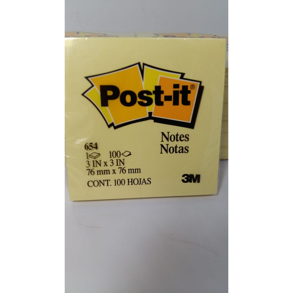 3M ORIGINAL POST-IT (YELLOW PAD) | Shopee Philippines