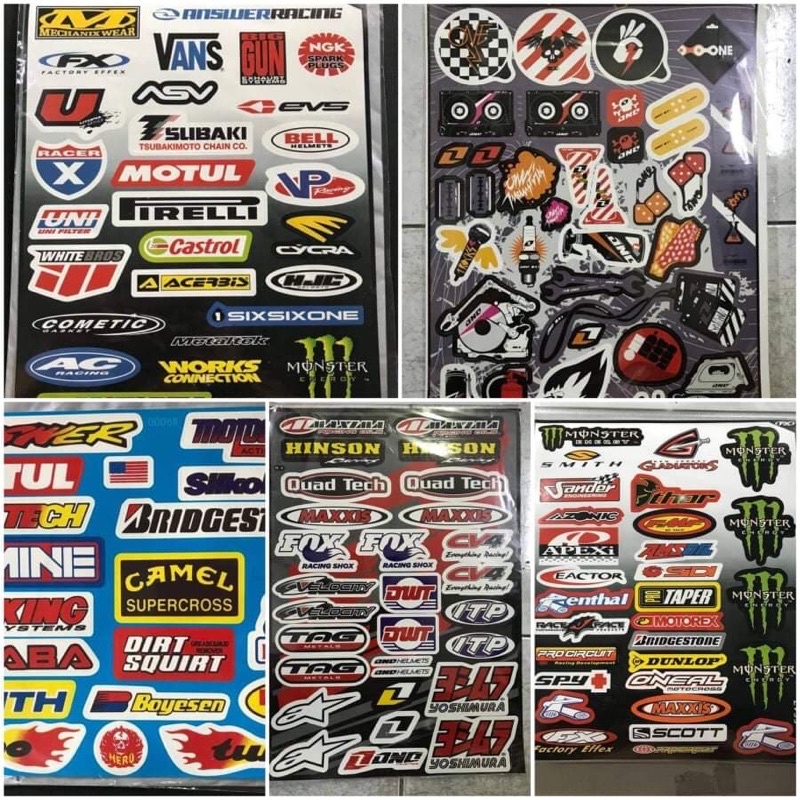 Sticker Brands Various | Shopee Philippines