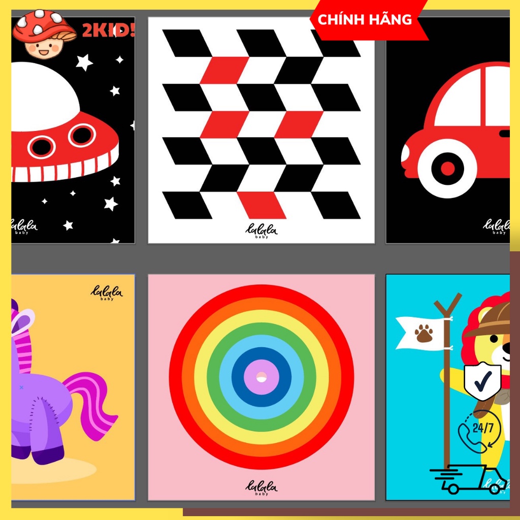 Lalala Baby visual stimulation cards for newborns help your Baby ...