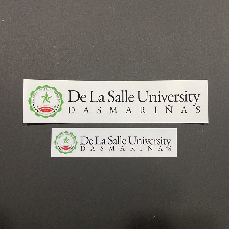 Brand new custom waterproof DLSUD De La Salle University Dasmarinas Bar ...