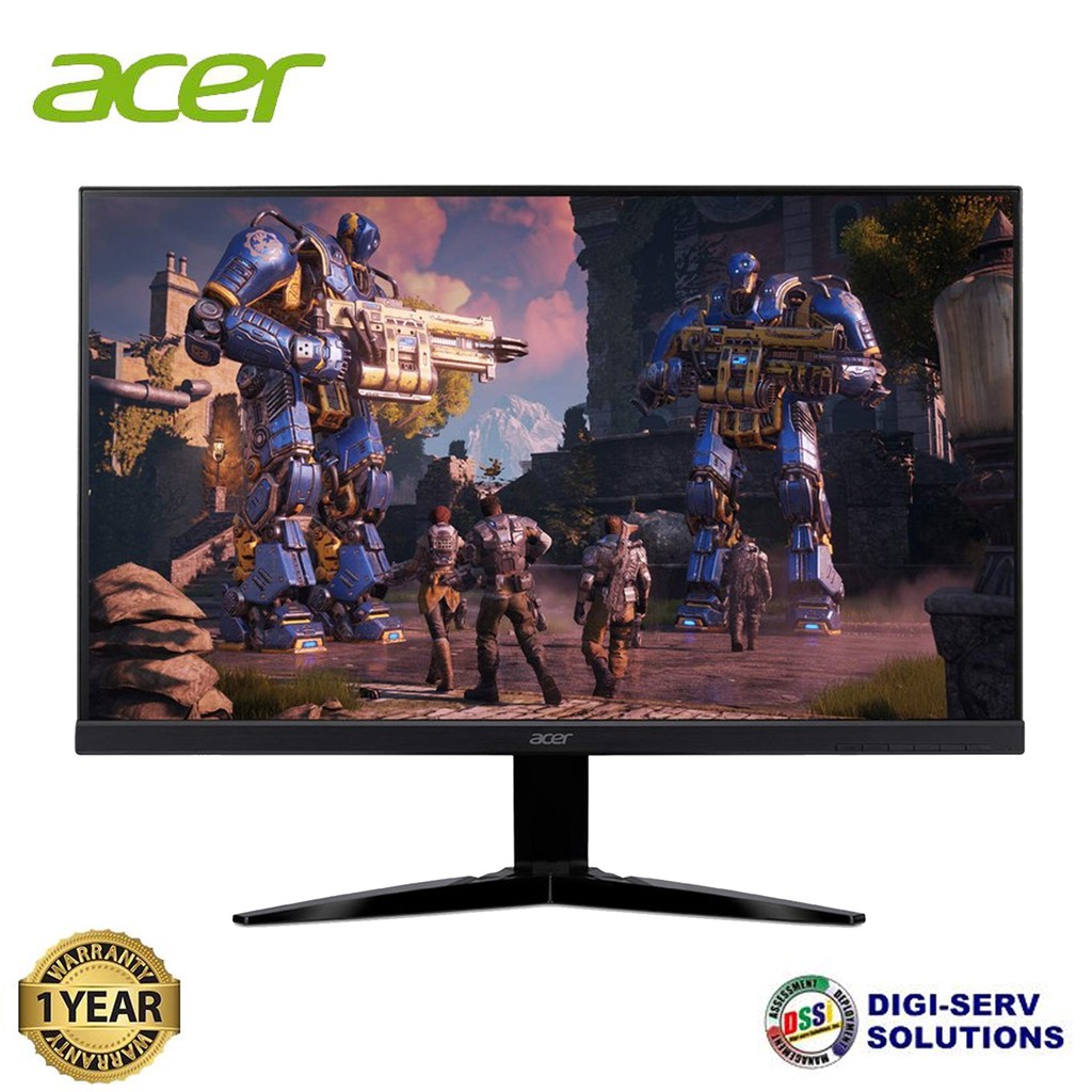 Acer KG1 KG251Q 24.5" Full HD Gaming Monitor, 1ms Response Time, 75 Hz ...