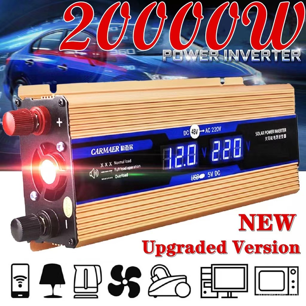 Power Inverter 12v to 220v 7000 watts 20000 watts Car Inverter 12v to 220v Solar Inverter ...