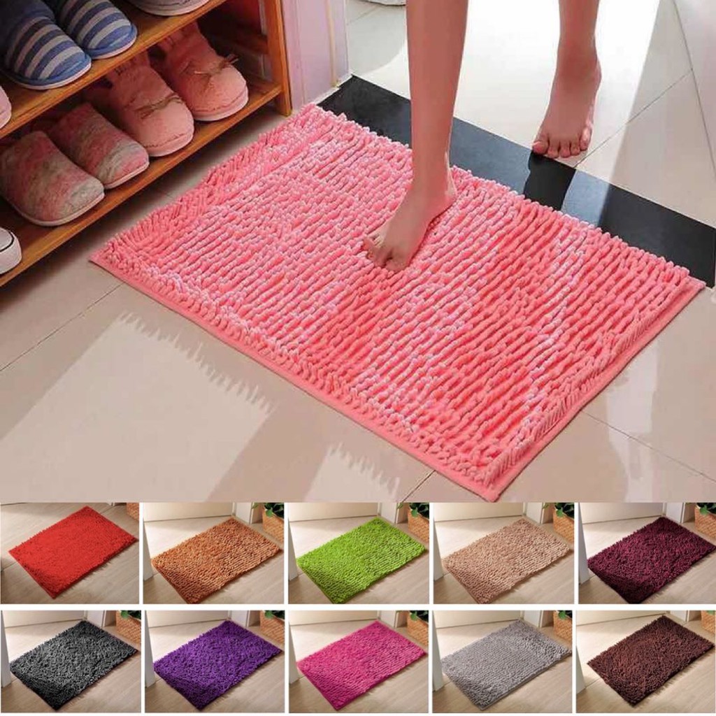 Microfiber Absorbent Non-slip Doormat（High quality microfiber)40x60cm ...