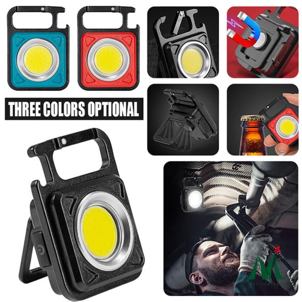 5 Styles Multifunction USB Rechargeable Keychain Light/ Multi-modal ...