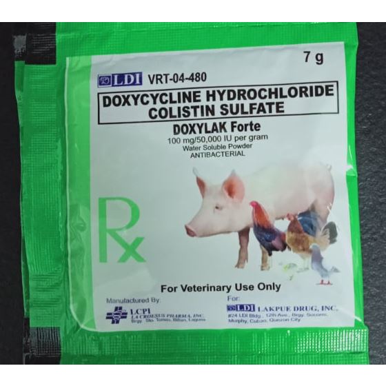 DOXYLAK FORTE POWDER FOR ANIMALS 7G (1 SACHET) | Shopee Philippines