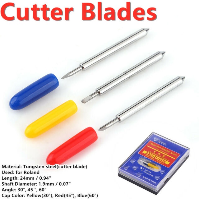 (3 pcs) Blade 45° for Cuyi Cutter Plotter Machine || Pcut / Roland ...