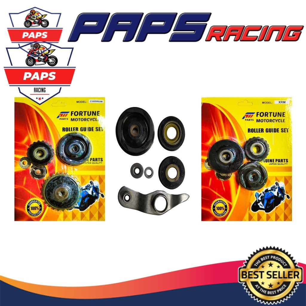 Motorcycle CHAIN ROLLER GUIDE SET (RG) XRM/C100/DREAM/CB125/WAVE/DASH ...