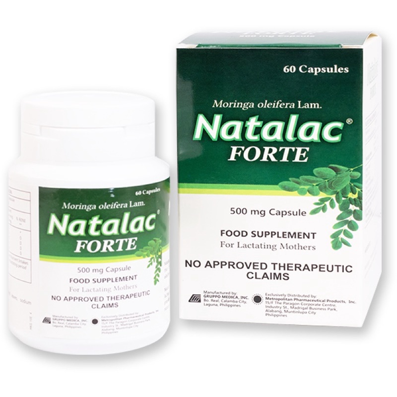 Natalac Forte 500MG 60 Capsules | Shopee Philippines