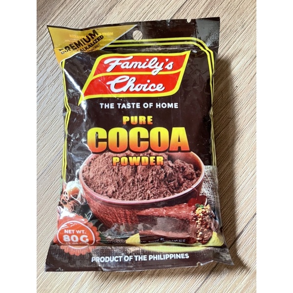 Family’s Choice Pure Cocoa Powder 80g | Shopee Philippines