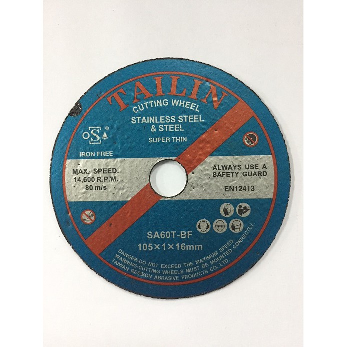 Tailin Cutting disc for Stainless 4" | Shopee Philippines