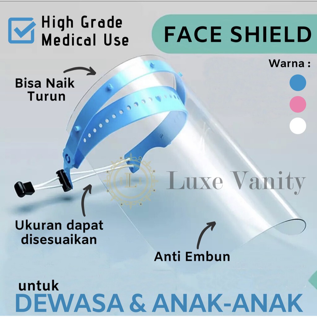 High Grade Adult And Child Face Shield / Apd Face Shield - Face Shield ...