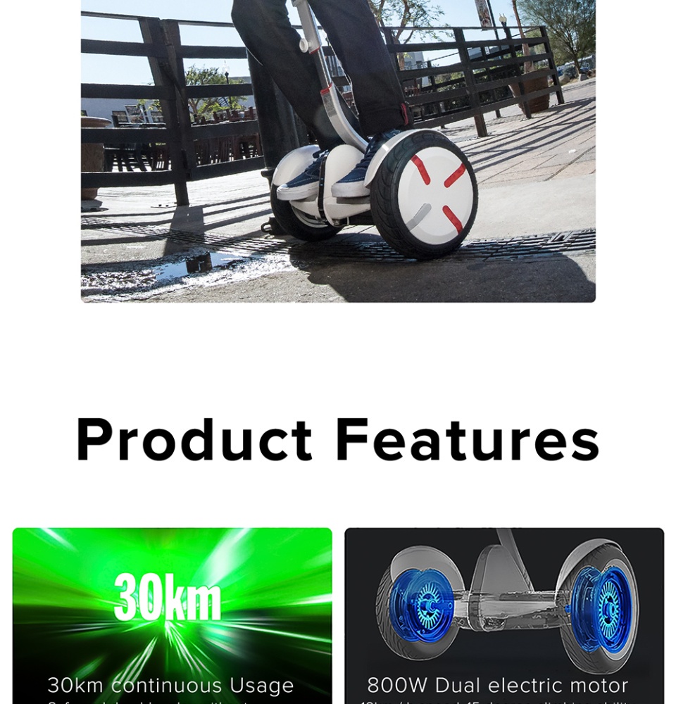 Xiaomi Segway Ninebot Mini Pro Balance Car Self Balancing Scooter ...