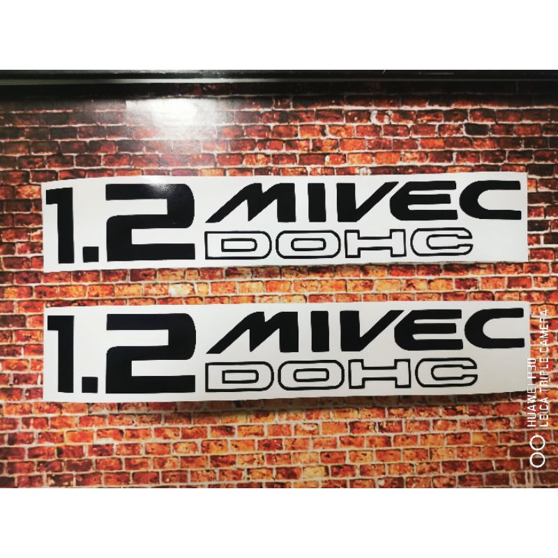 1.2 MIVEC DOHC STICKER FOR MITSUBISHI HB & G4 SIDE | Shopee Philippines
