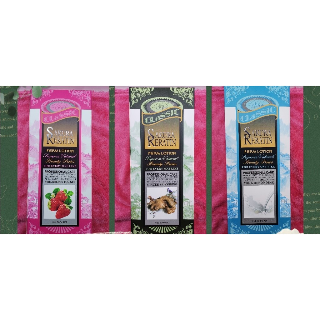SAKURA HAIR REBONDING SET 800MLX2 | Shopee Philippines