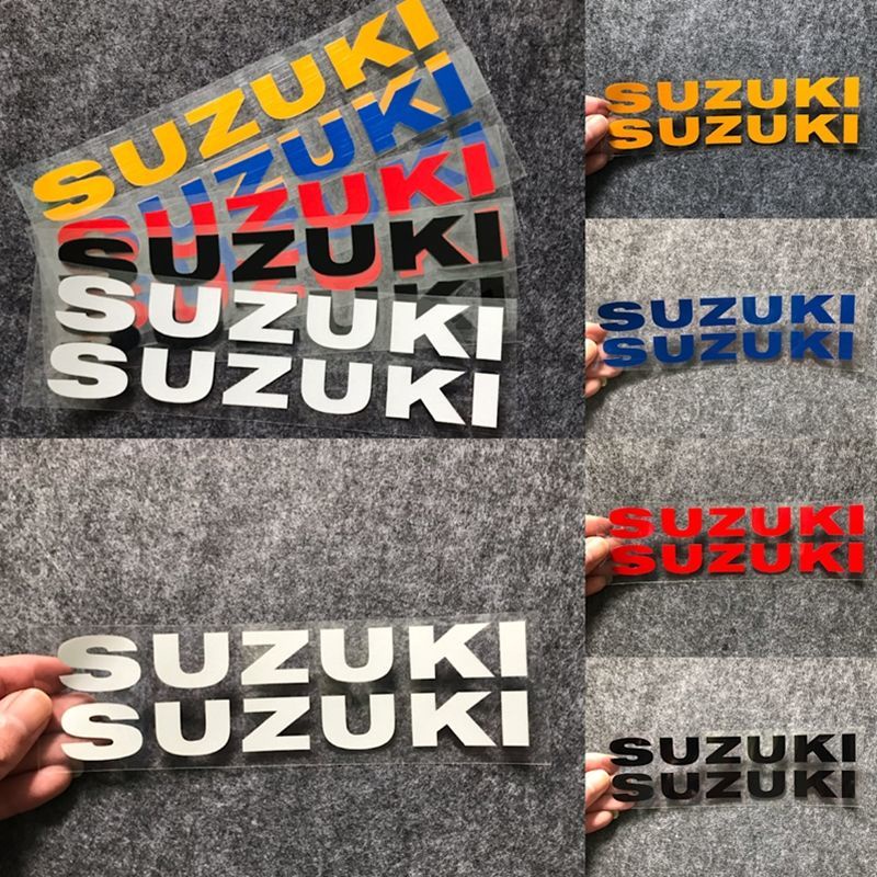 Suzuki Waterproof Stickers Motorcycle Stickers Suzuki Car Logo Letter ...