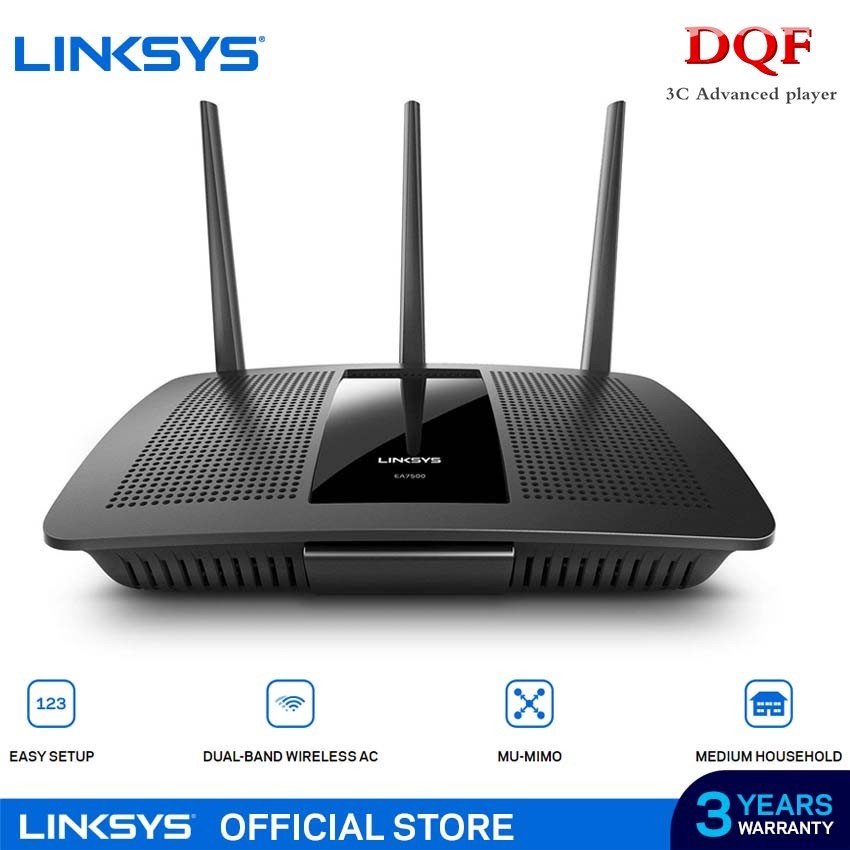 Linksys EA7500 Max-Stream AC1900 Mu-Mimo Gigabit Wi-Fi Router - EA7500-AH | Shopee Philippines