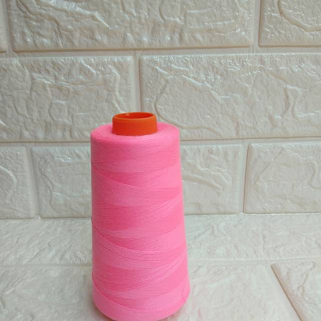 Spun polyster Sewing Thread 60/3 2500m Rose pink Color 1pcs | Shopee ...