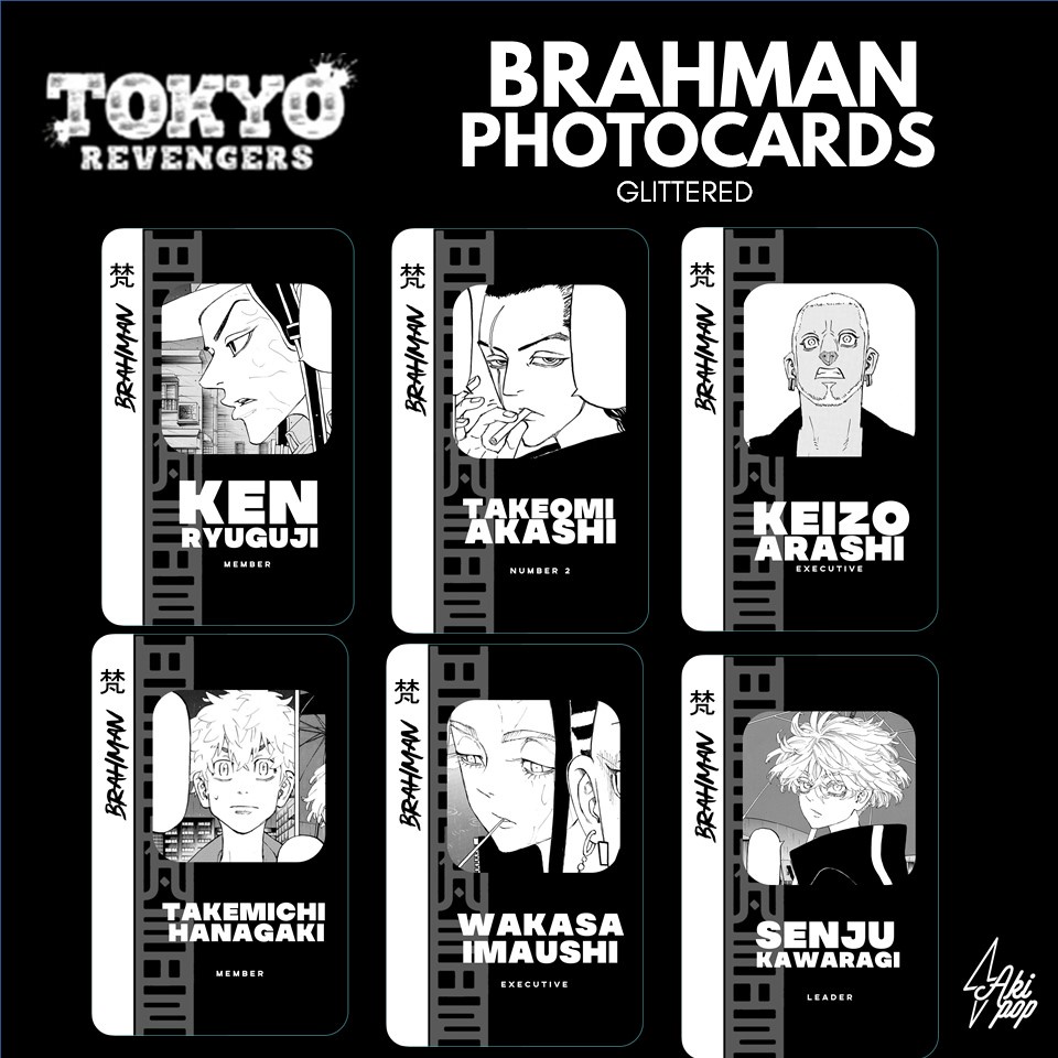 TOKYO REVENGERS Photocard BRAHMAN | Shopee Philippines