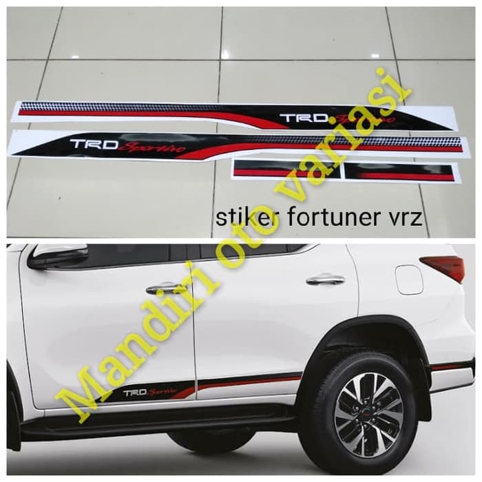 Fortuner VRZ Car Side BODY Sticker MODEL ORI 2017 TRD SPORTIVO | Shopee ...