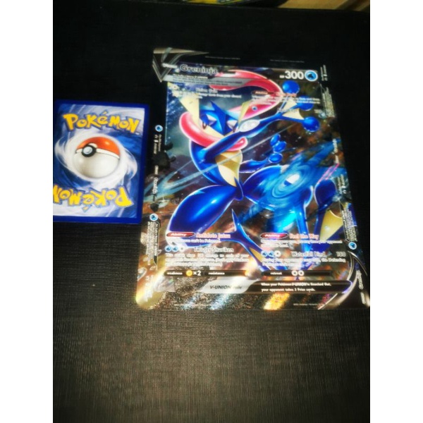 Oversize Card - Pokemon Card Oversized Card Jumbo series - Mewtwo V Union, Pikachu V, Greninja V ...