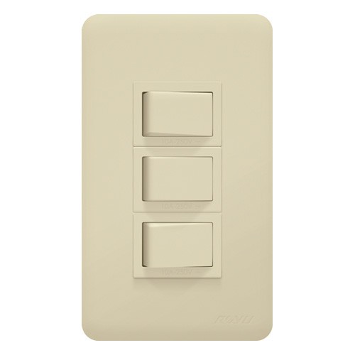Royu Classic & Wide 1, 2, 3 Gang Switch, Outlet, Duplex, AC Outlet, 3 ...