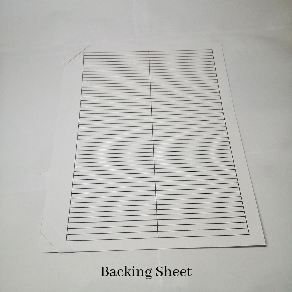 Backing Sheet (for Letter Blank Pages) | Shopee Philippines