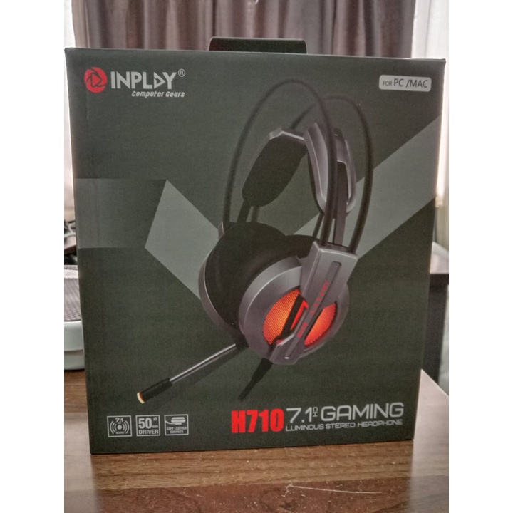 INPLAY | H710 GAMING HEADSET 7.1 CHANNEL, LUMINOUS STEREO HEADPHONE, 2. ...