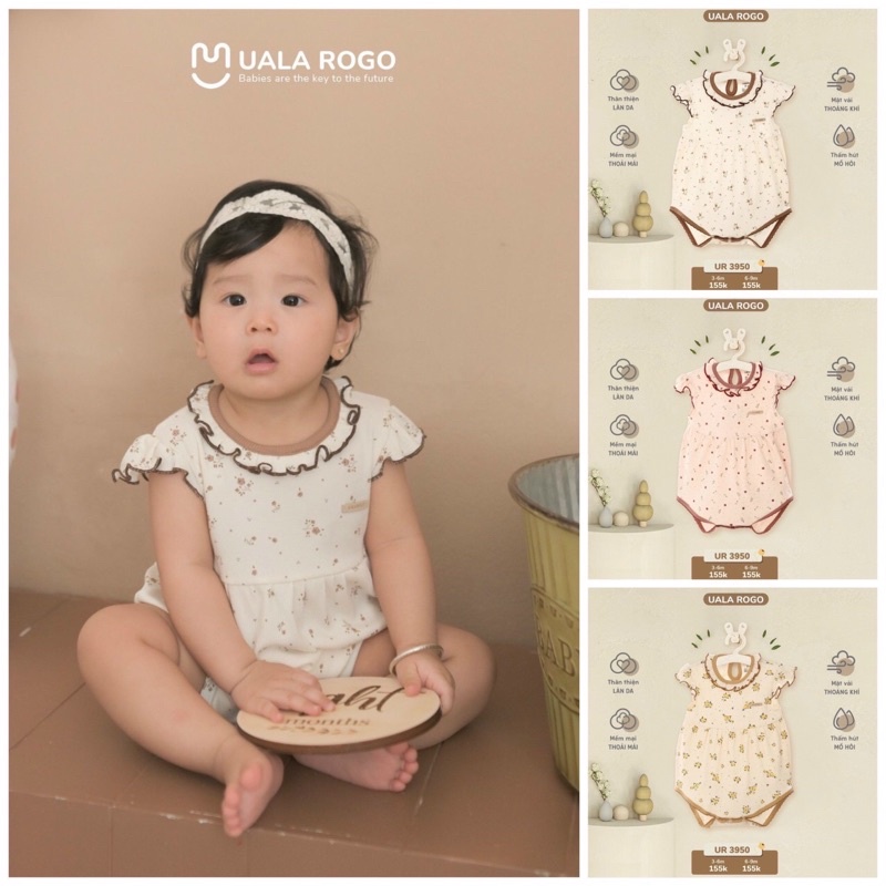 Uala ROGO-Body chip for lovely baby girls in soft and cool petit fabric ...