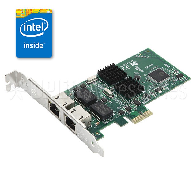 Intel Dual Port 1000Mbps Gigabit LAN Card for Diskless LAN with PXE Bootrom Pfsense (PCIE ...