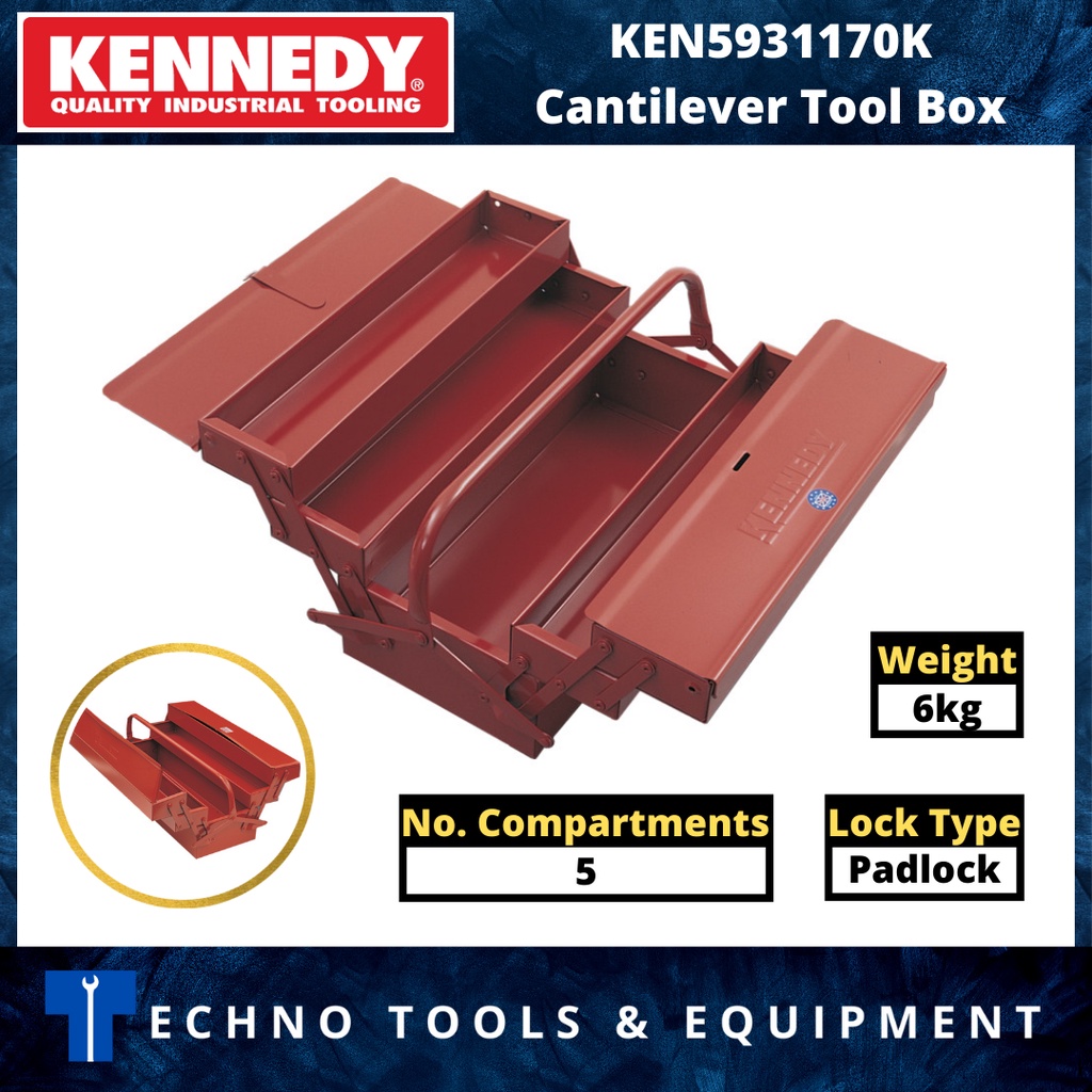 KENNEDY/SENATOR 17"/21" Steel Cantilever Tool Box KEN5931170K THRU ...