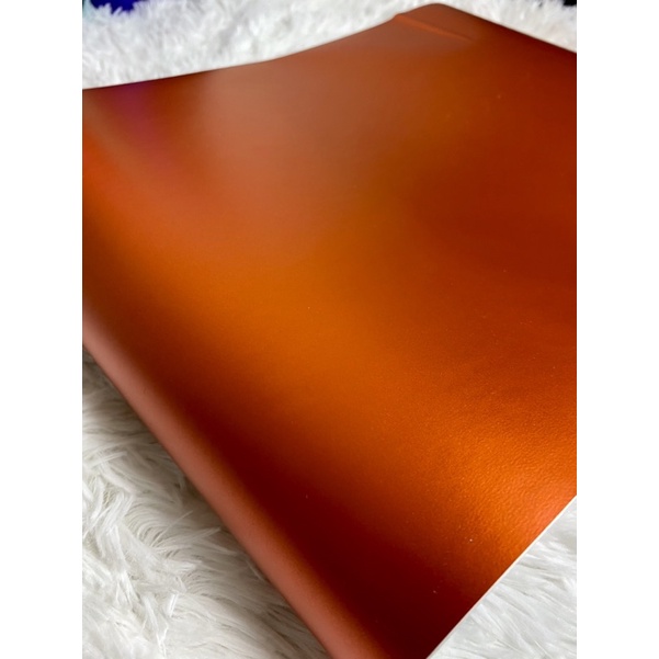 Matte Chrome Orange Metallic/Satin Orange Wrap Sticker | Shopee Philippines